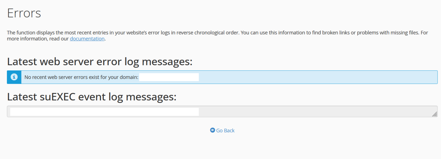How to View Error Log in cPanel ? - Webhosting Delhi1